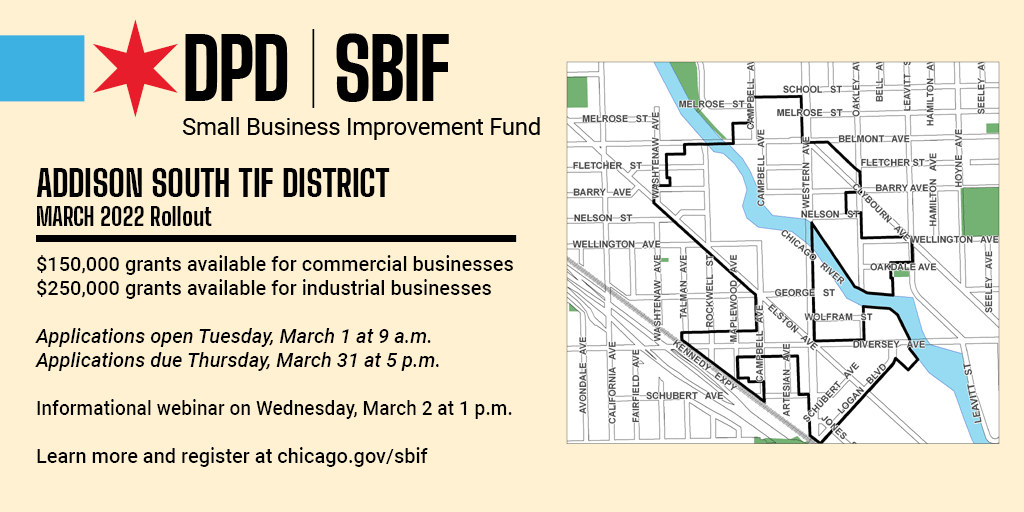 SBIF opens in Addison South in October - North Branch Works